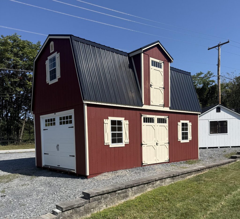 14x24 Two Story Dutch Barn | Backyard Outdoor Structures